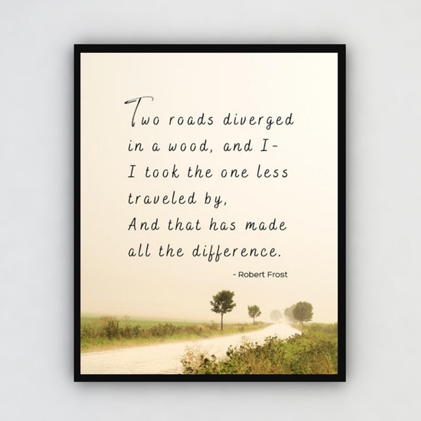 Road Less Traveled - Etsy
