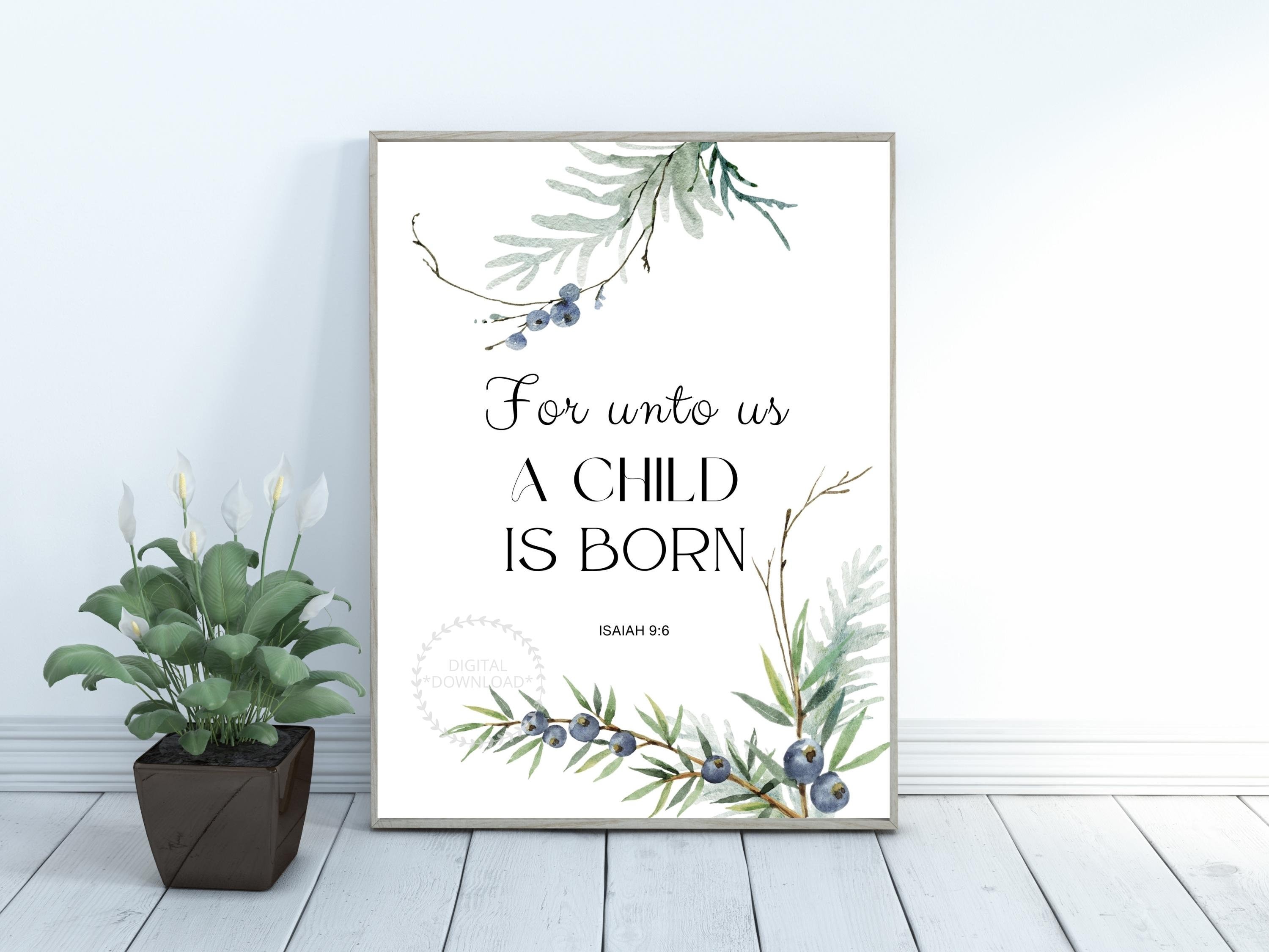 Printable BIBLE SCRIPTURE Wall Decor, Instant Digital Download, Bible ...