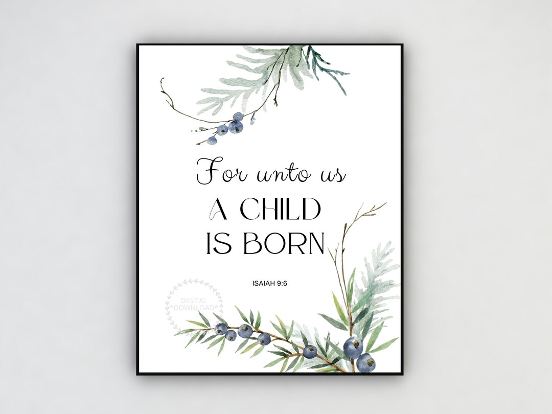 Printable BIBLE SCRIPTURE Wall Decor, Instant Digital Download, Bible ...
