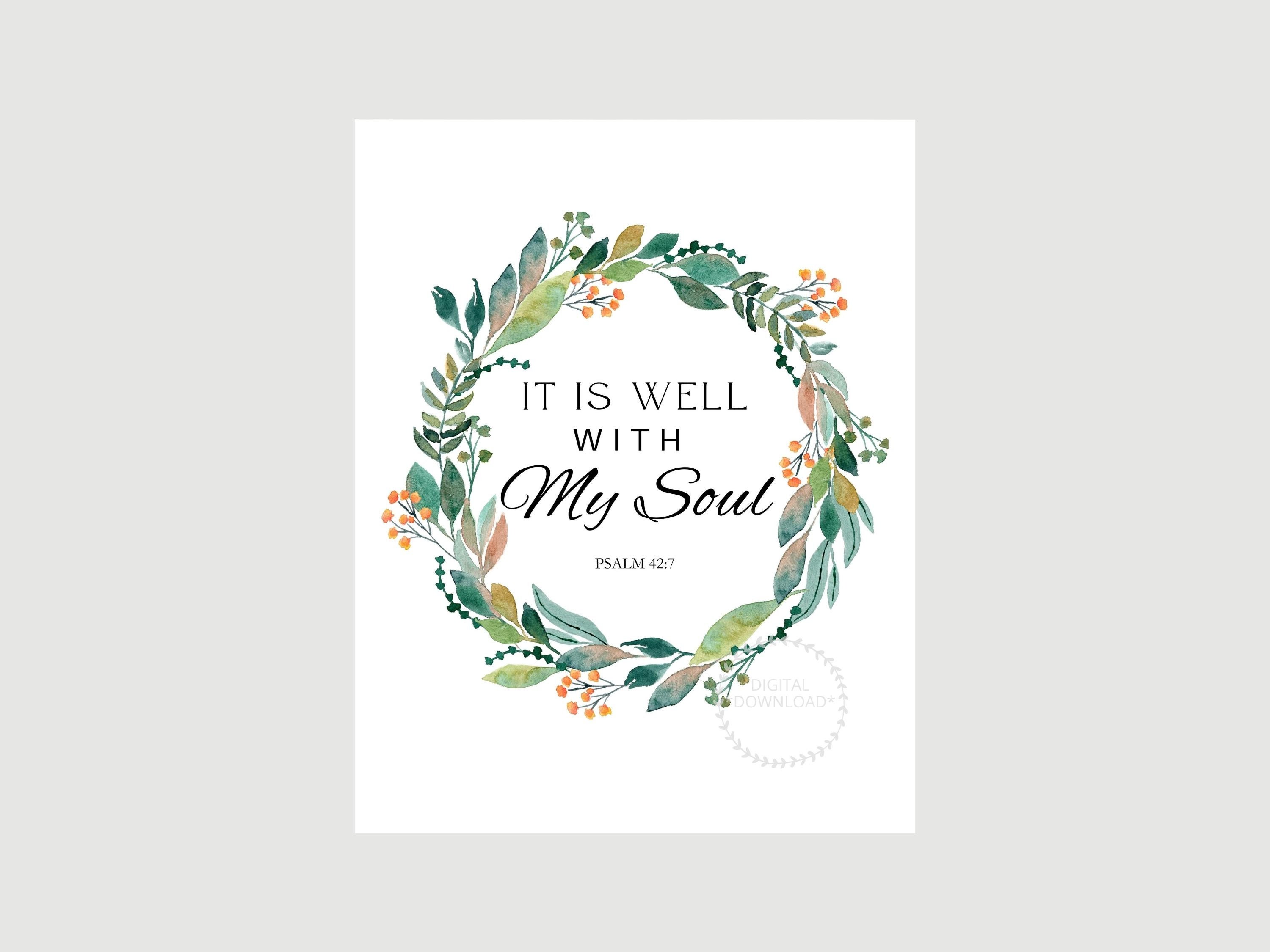 Printable BIBLE SCRIPTURE Wall Decor, Instant Digital Download, Bible ...