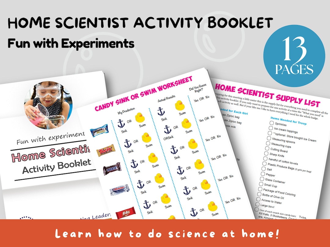 Home Scientist Activity, Science in the Kitchen, Bubble Science ...