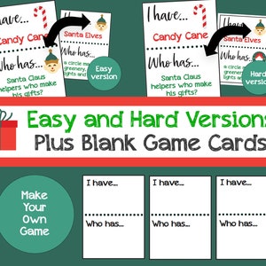 I Have Who Has Christmas Card Game | Christmas Kids Games | Christmas ...