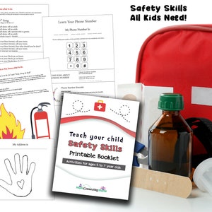 Safety Skills Printable Activity Booklet [perfect for 5 – 7 Year Olds ...