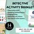 Detective Activity Booklet, Printable Games and Activities, Detective ...