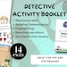 Detective Activity Booklet, Printable Games and Activities, Detective ...