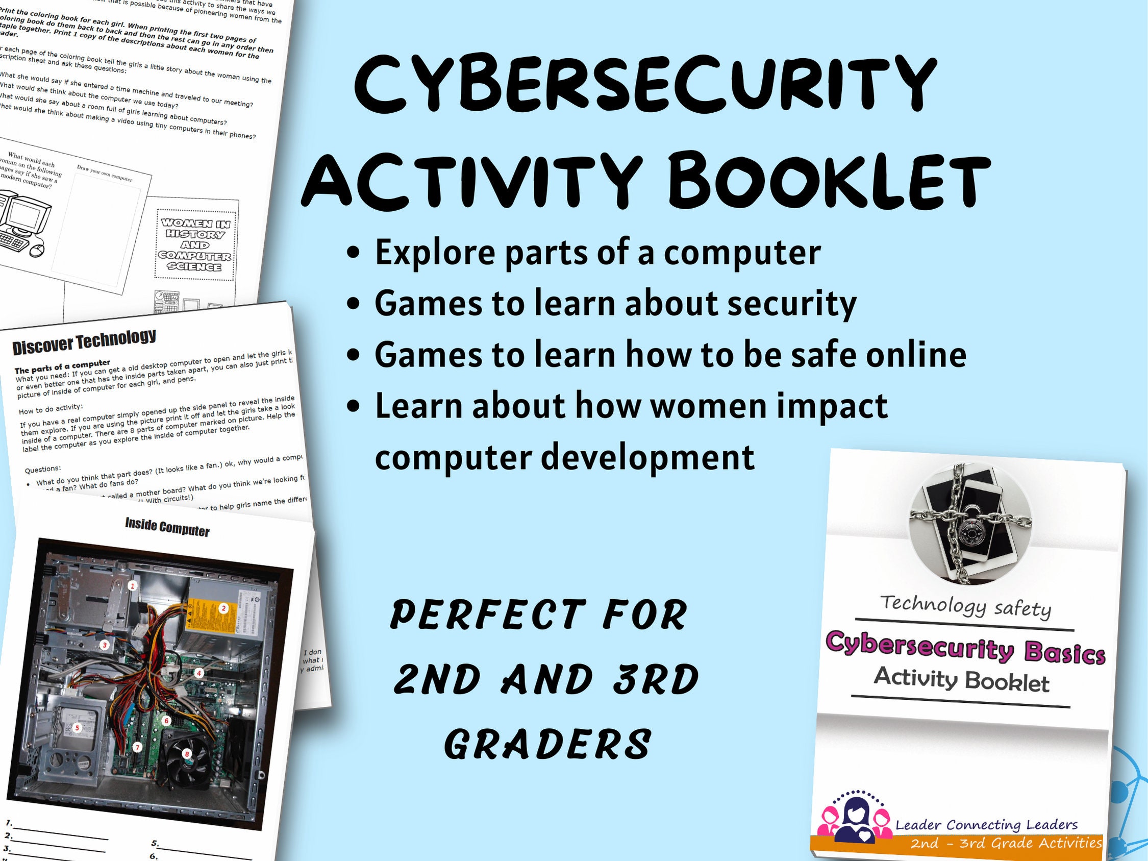 Cybersecurity Basic Activity Booklet, Kid Games; Printable for Kids ...