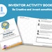 Inventor Activity Booklet, Kid Games; Printable for Kids, Kids Be ...
