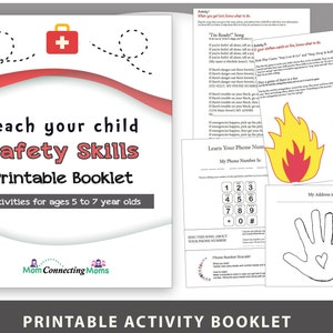 Safety Skills Printable Activity Booklet [perfect for 5 – 7 Year Olds ...