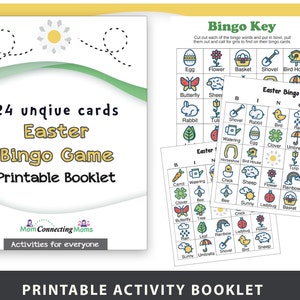 Easter Bingo Game | Easter Printable | Easter Family Game | Instant ...