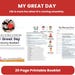 My Great Day Activity Booklet, Kid Games; Printable for Kids ...