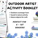 Outdoor Art Maker Activity Booklet, Kindergarten and 1st Grade ...