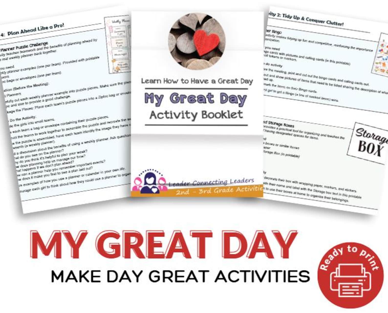My Great Day Activity Booklet, Kid Games; Printable for Kids ...