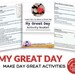 My Great Day Activity Booklet, Kid Games; Printable for Kids ...