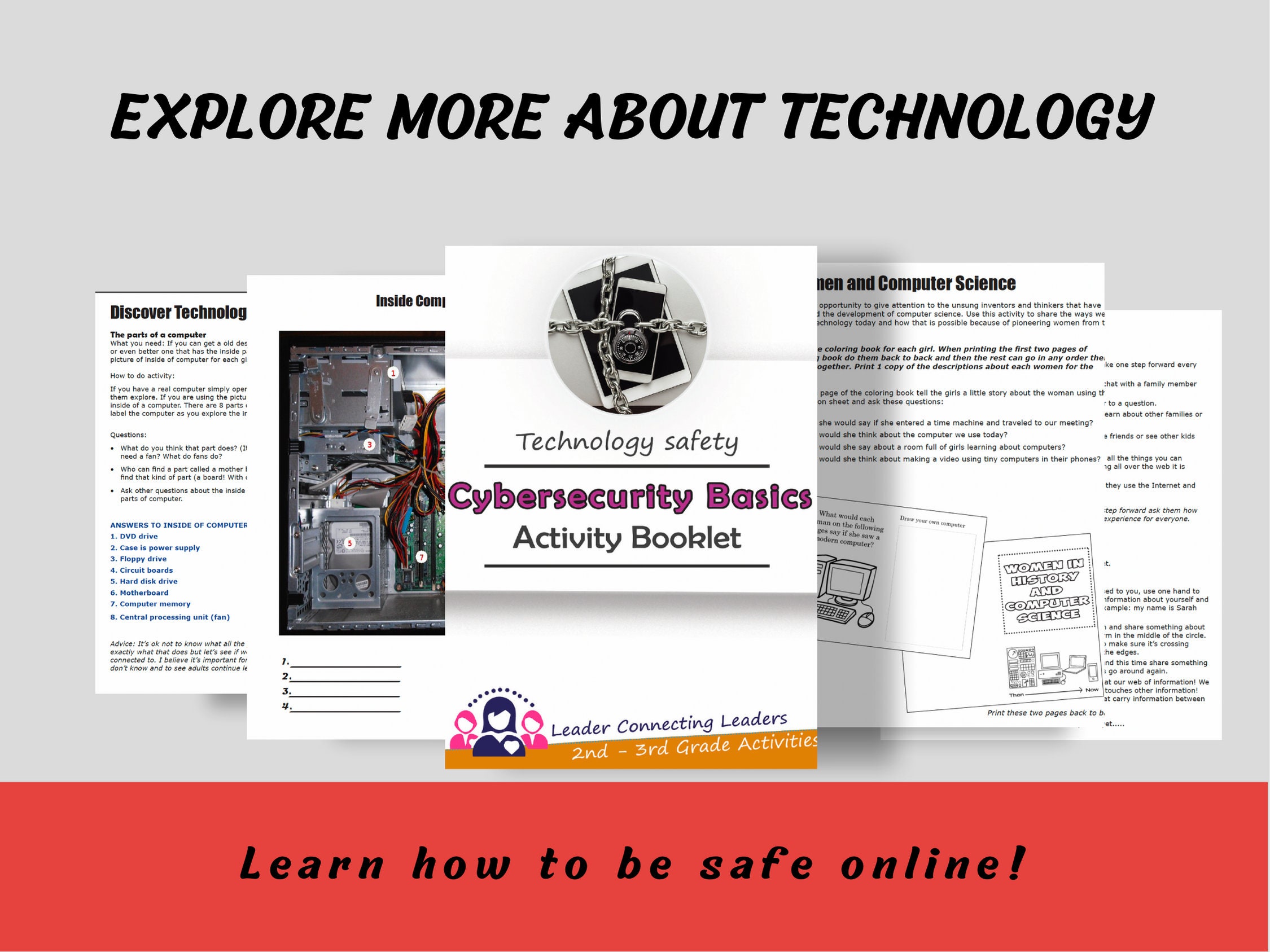 Cybersecurity Basic Activity Booklet, Kid Games; Printable for Kids ...