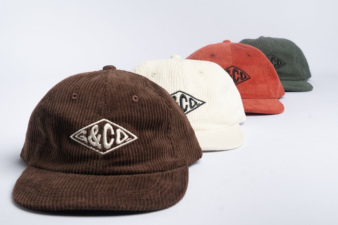 Vintage Corduroy Hat Dad Hat 6 Panel Hat Baseball Cap 90s Hats Vintage ...