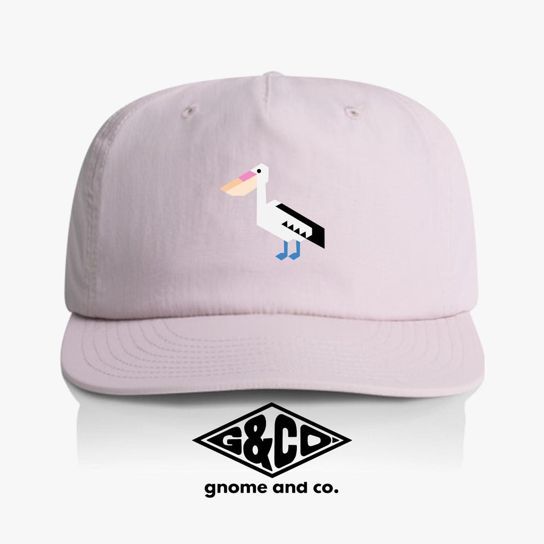 Pelican Hat Surf Cap, Recycled Nylon Snapback, Outdoor Beach Hat - Eco ...