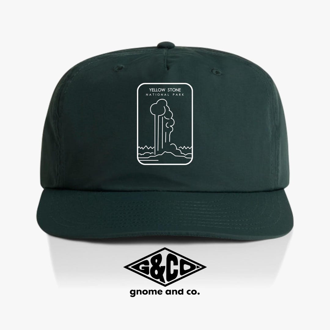 Yellowstone National Park Cap, Outdoor Lover Gift, Hiking Hat, Camping ...