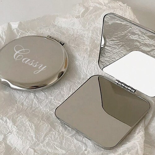 Personalized Compact Mirror Custom Gift for Her Mirror - Etsy