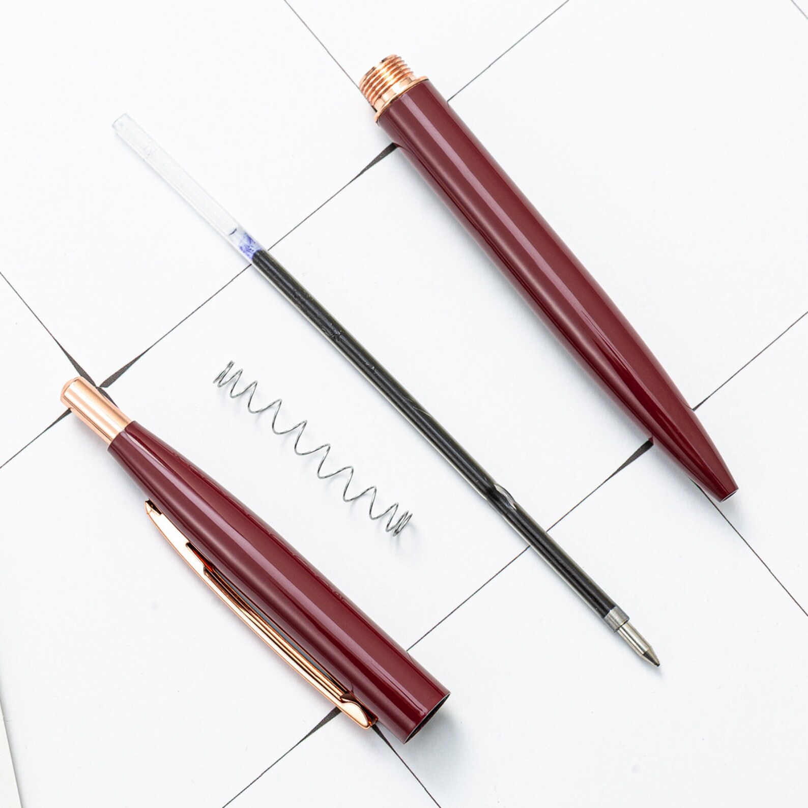 Personalized Ballpoint Pens Metal Retractable Journaling - Etsy