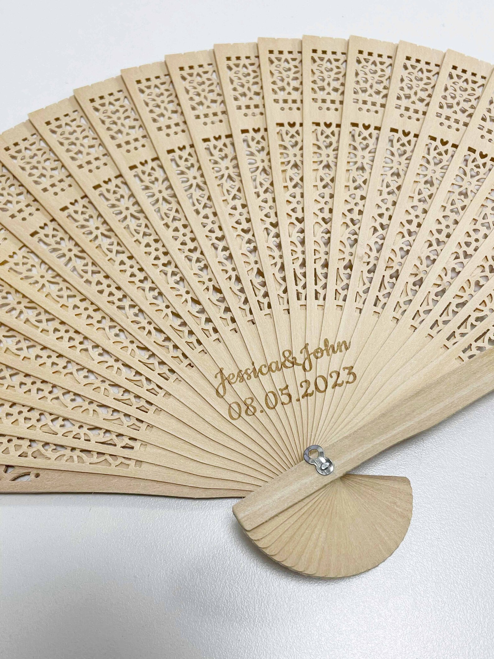 Personalized Wedding Hand Fans Custom Laser Engraved - Etsy UK