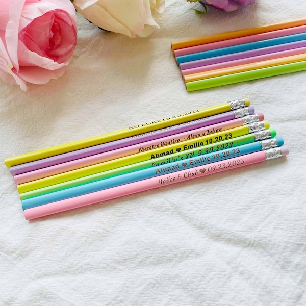 Personalized Pencils - Etsy