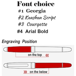 Personalized Engraved Black&gold Ballpoint Pen, Pen With Name Message ...