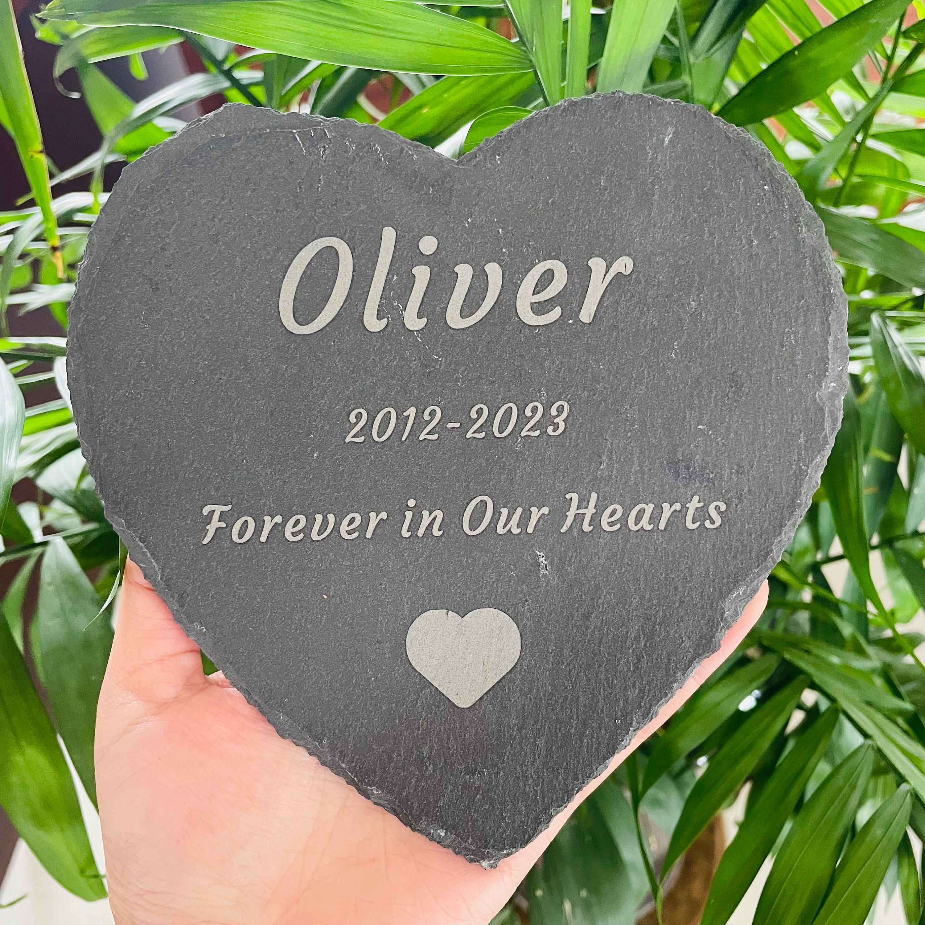 Custom Memorial Stone, Personalized Engraved Memorial Plaque sold by ...