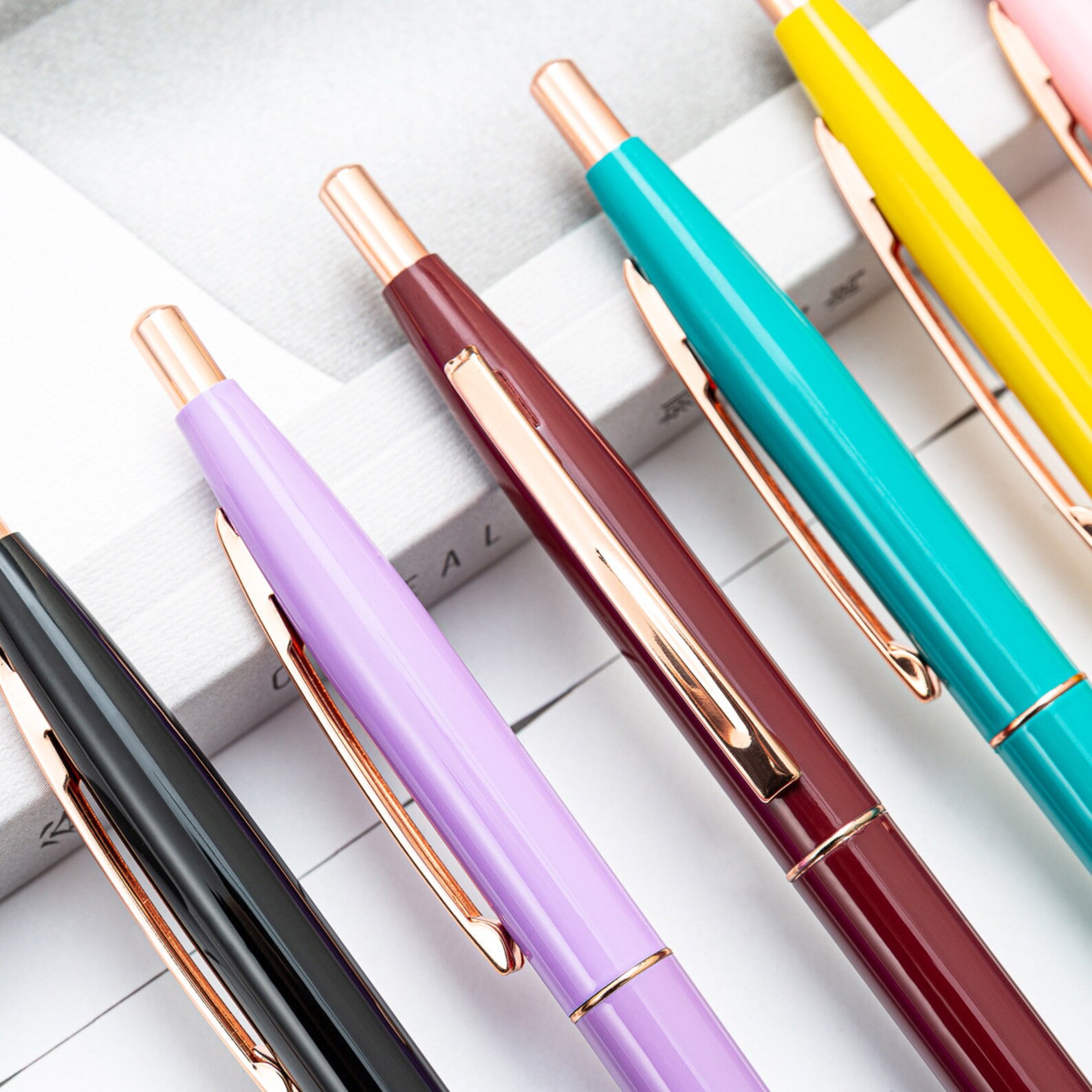 Personalized Ballpoint Pens Metal Retractable Journaling - Etsy