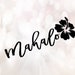 Mahalo Hibiscus Beach Svg, Beach Svg, Summer Svg, Summertime Svg, Eps ...
