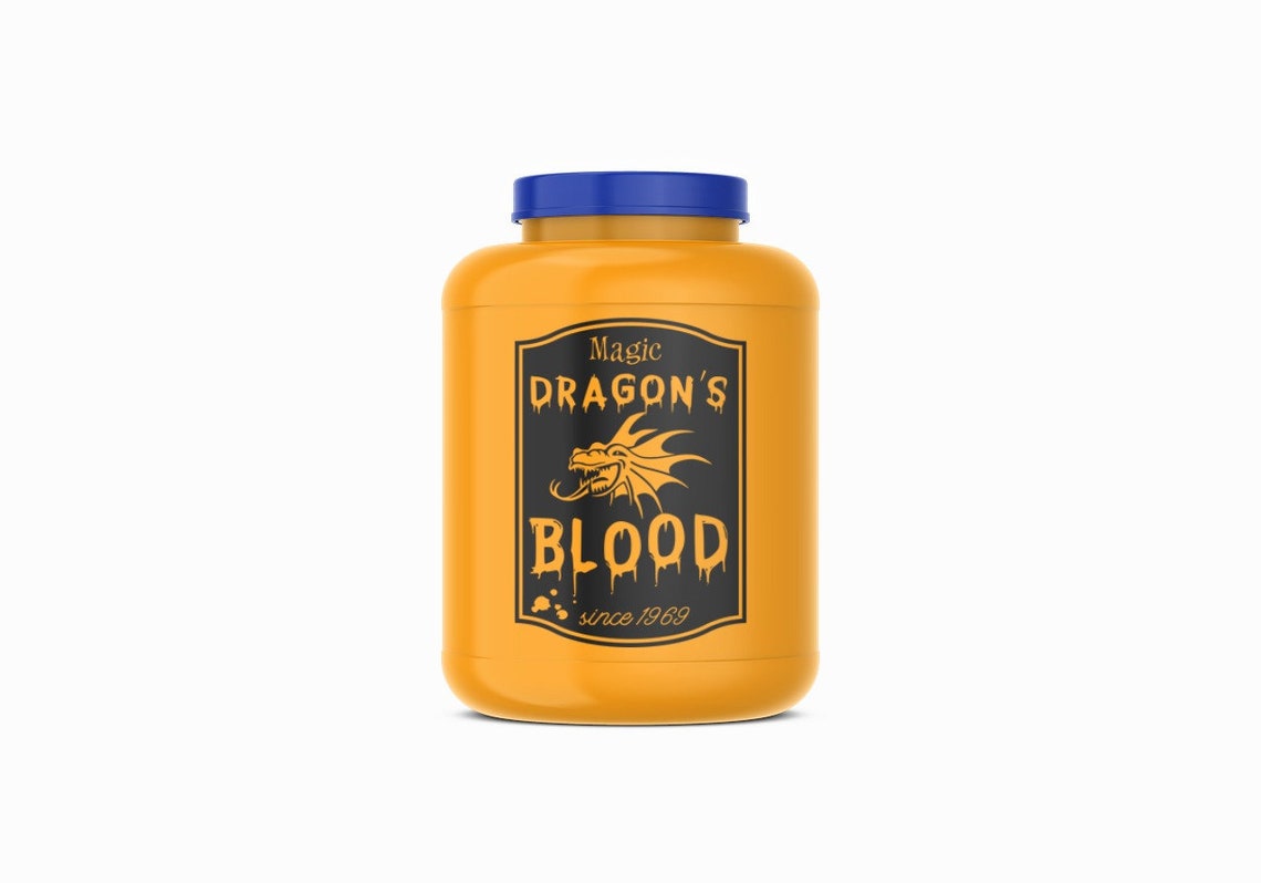 Dragon's Blood SVG. Halloween Label Svg Dxf Eps Png. - Etsy