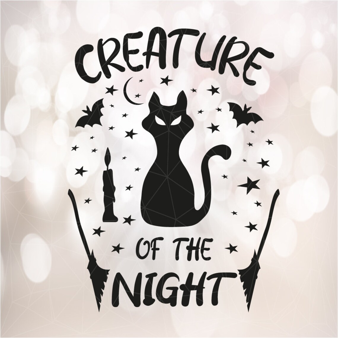 Creature of the Night Halloween Svg Halloween Night Svg - Etsy