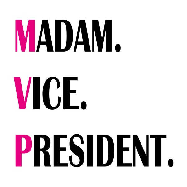 Madam Vice President Svg - Etsy