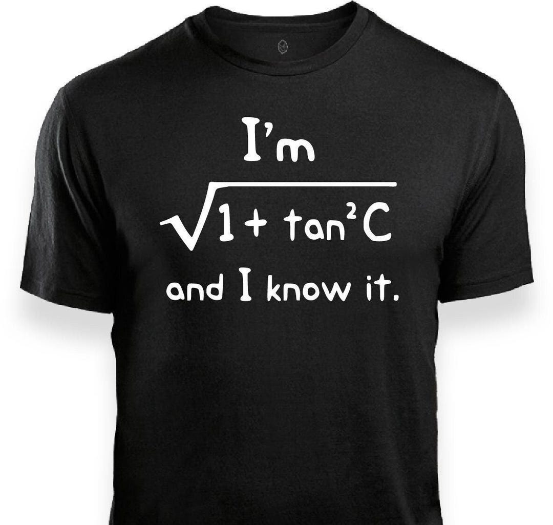 I'm Sec C and I Know It SVG, Png, Eps, Dxf Design. Mathematician Funny ...