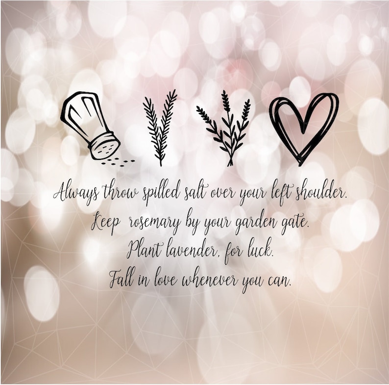 Practical Magic Svg, Salt Rosemary Lavender Love Svg, Magic Spell Svg ...