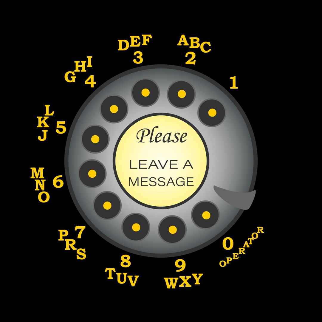 Retro Rotary Dial Svg, Png, Eps. Retro Rotary Phone Svg Color Digital ...