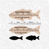 Fish Ruler SVG | Fishing SVG | Fisherman SVG | Fish Svg | Cut Files for ...