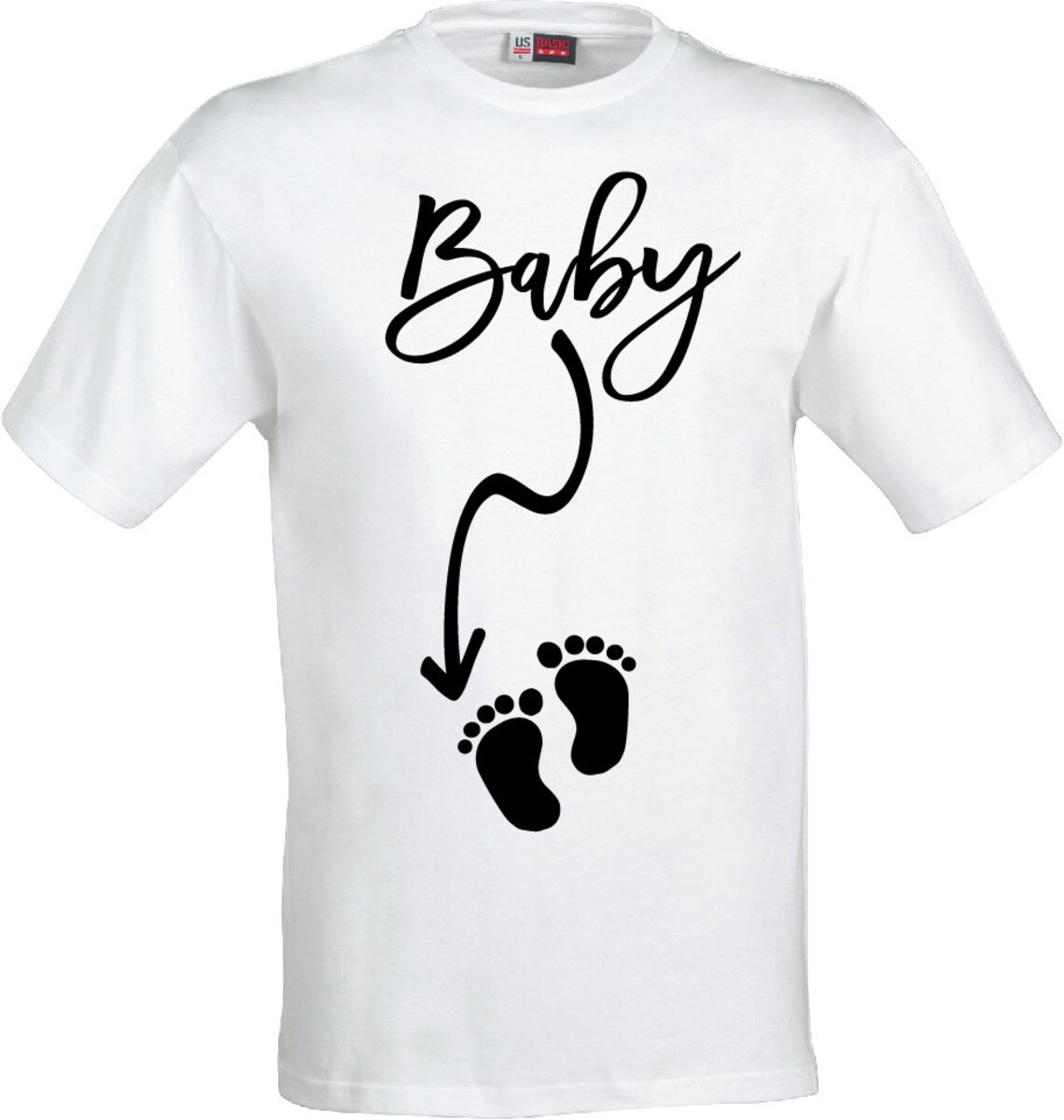 Baby Belly and Beer Belly Pregnancy Svg, Eps, Dxf, Png Print File ...