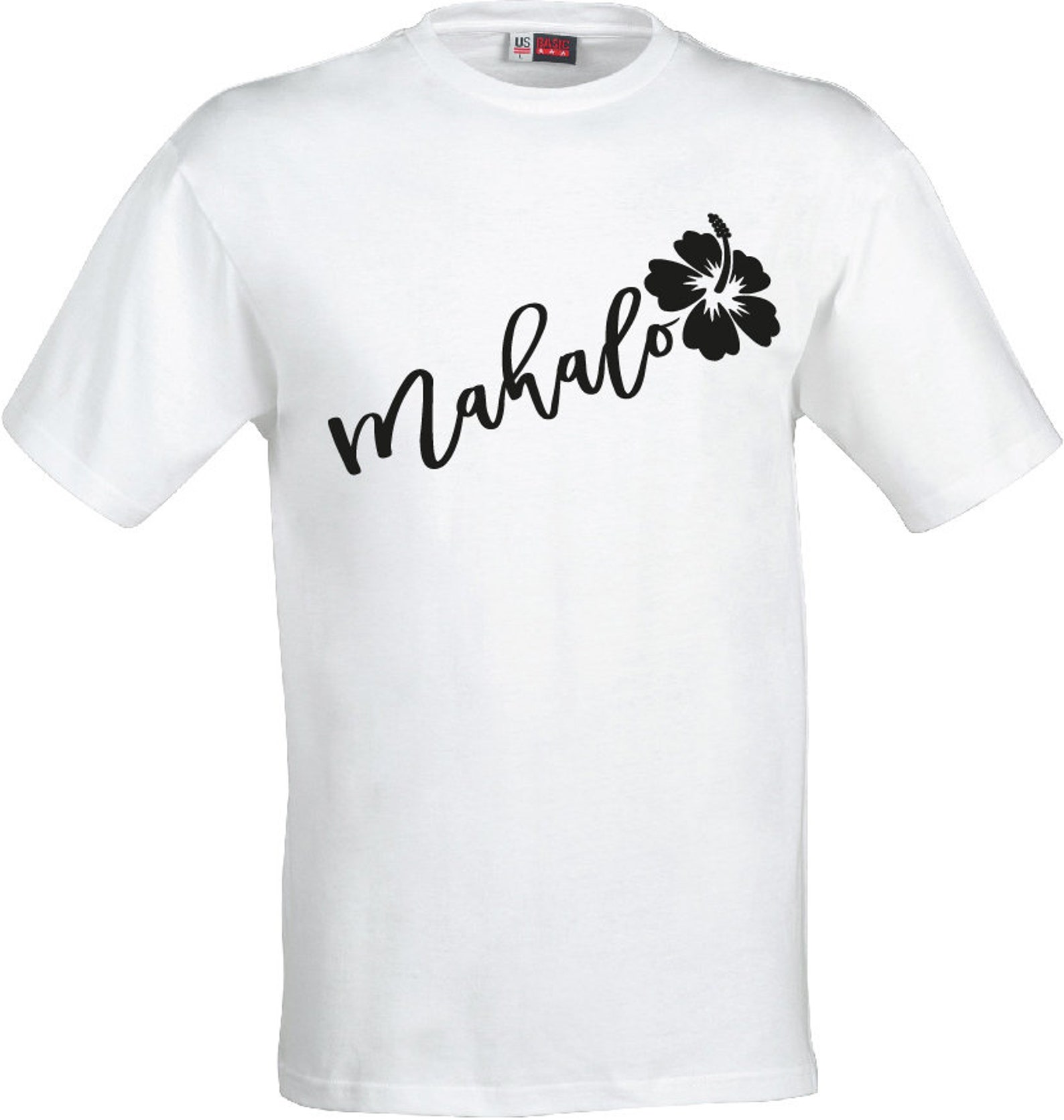 Mahalo Hibiscus Beach svg beach svg summer svg summertime | Etsy