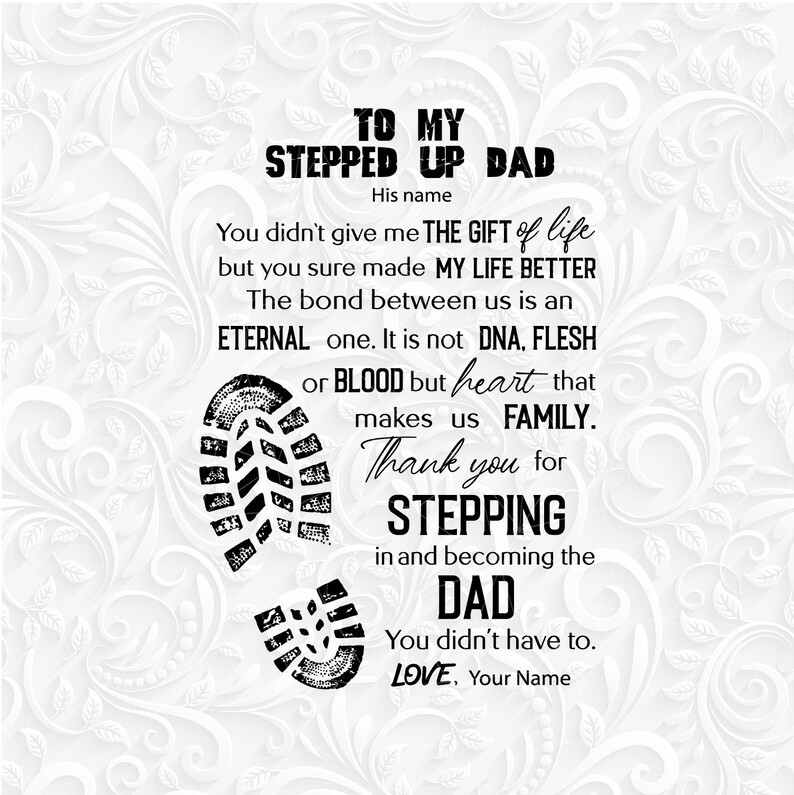 Stepped up Dad Svg Bonus Dad Svg Step Dad Svg Eps Dxf Png - Etsy