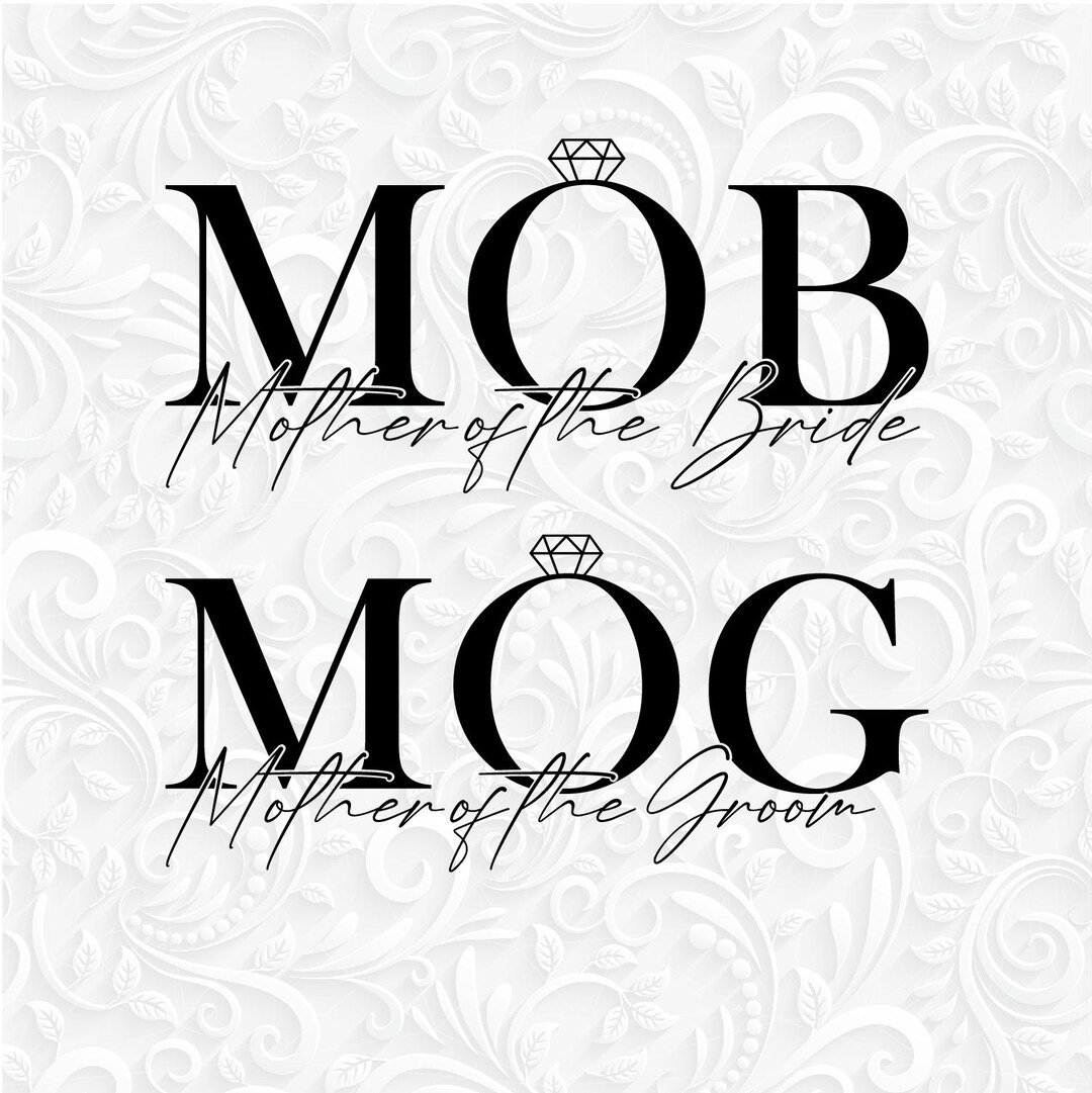 Mother of the Bride - Mother of Groom Svg, Png, Eps, Dxf. Mom Wedding ...