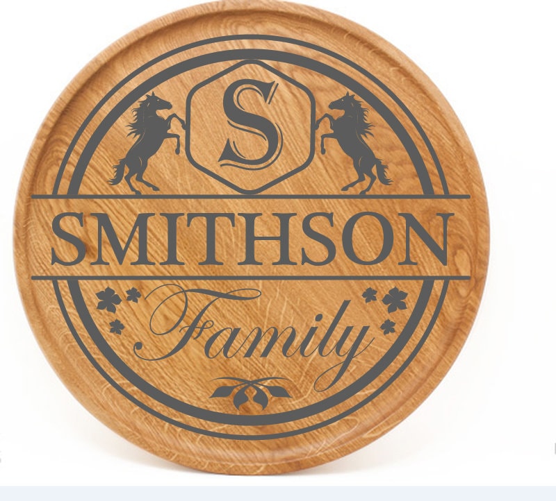 Family Split Monogram SVG, Round Family Split Monogram Svg / Png / Eps ...