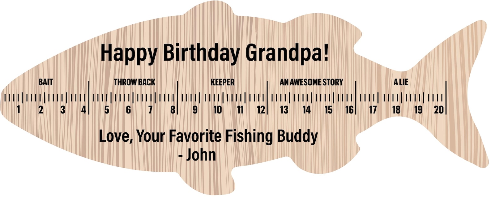 Fish Ruler Father's Day Sign Svg, Png, Dxf, Eps. Father's Day and ...