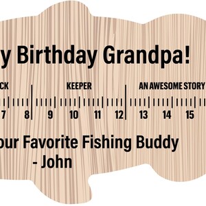 Fish Ruler Father's Day Sign Svg, Png, Dxf, Eps. Father's Day and ...