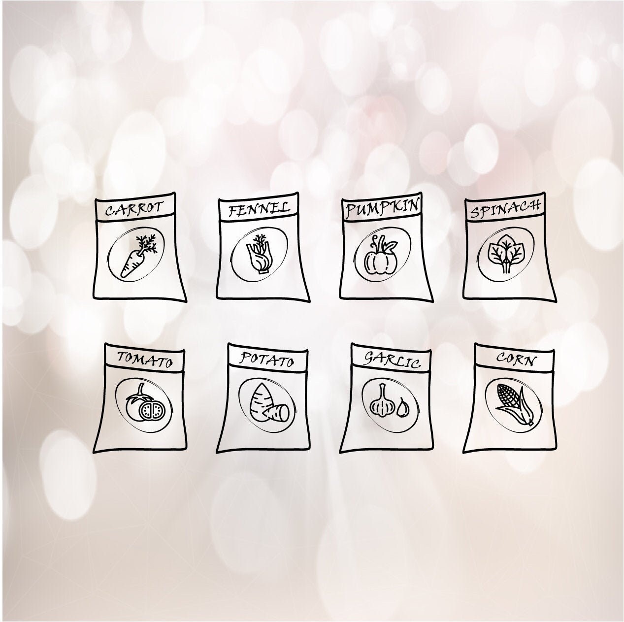 Garden Svg Gardening Svg Kale Svg Vegetable Svg Eps Dxxf - Etsy