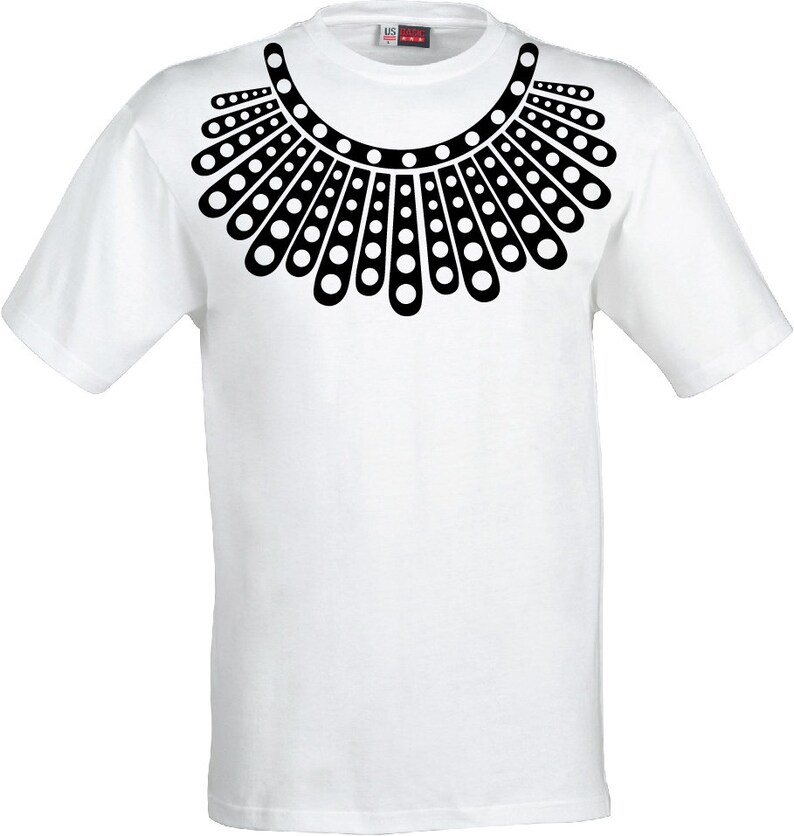 Notorious Rbg Collar Svg Rbg Collar Svg Ruth Bader Ginsburg - Etsy