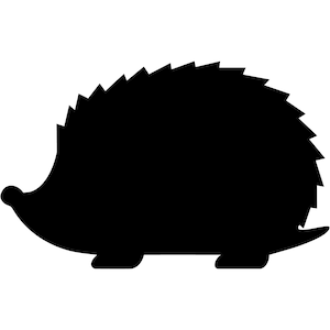 Hedgehog SVG, Hedgehog Love SVG, Hedgehog Silhouette, Silhouette ...
