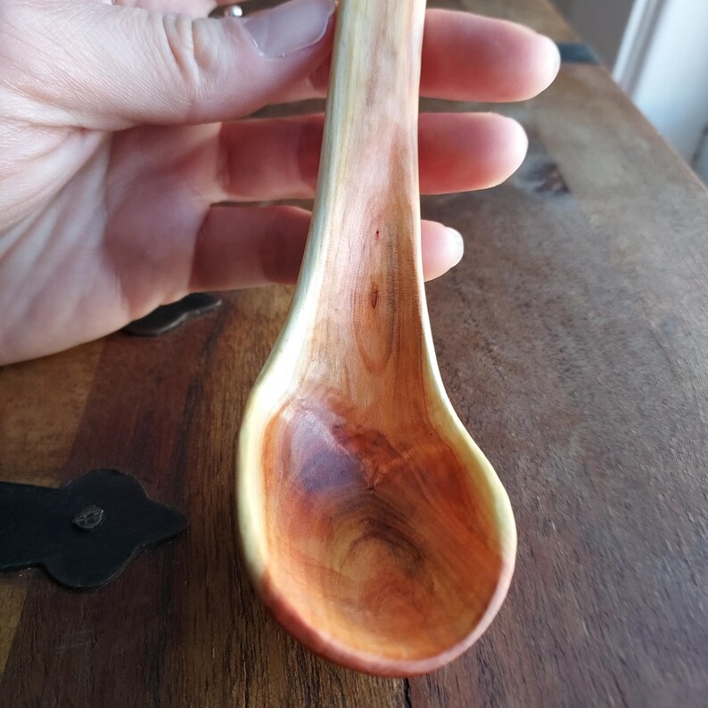 Cherry Wood Tasting Ladel - Etsy