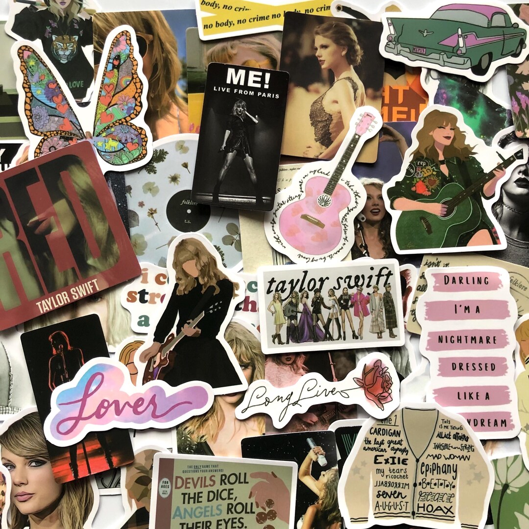 Taylor Swift Stickers, Swiftie Stickers, the Eras Tour, Folklore ...