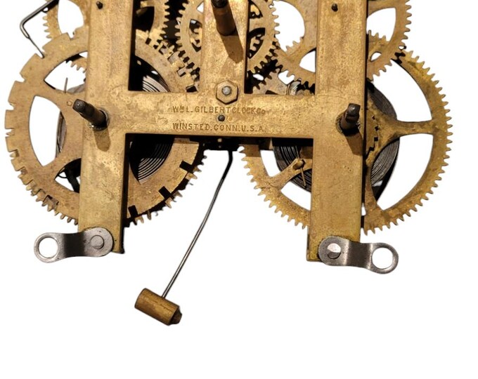 Vintage 8 Day Gilbert Clock Movement **parts Only** - Etsy