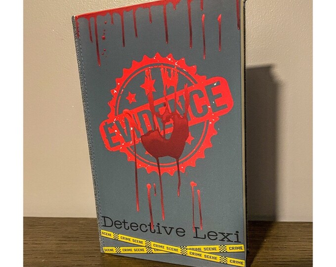 Evidence Matte Hardcover Journal, Daily Use Notebook, Crime Show Fan ...
